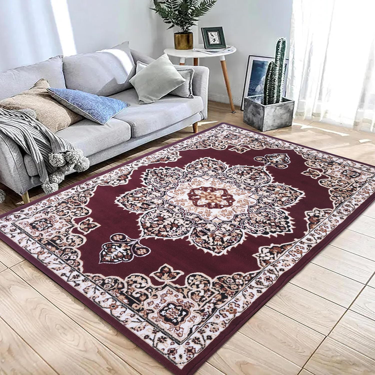 Charlton Home® Woven Trends Modern Deklynn Area Rug with Classic ...