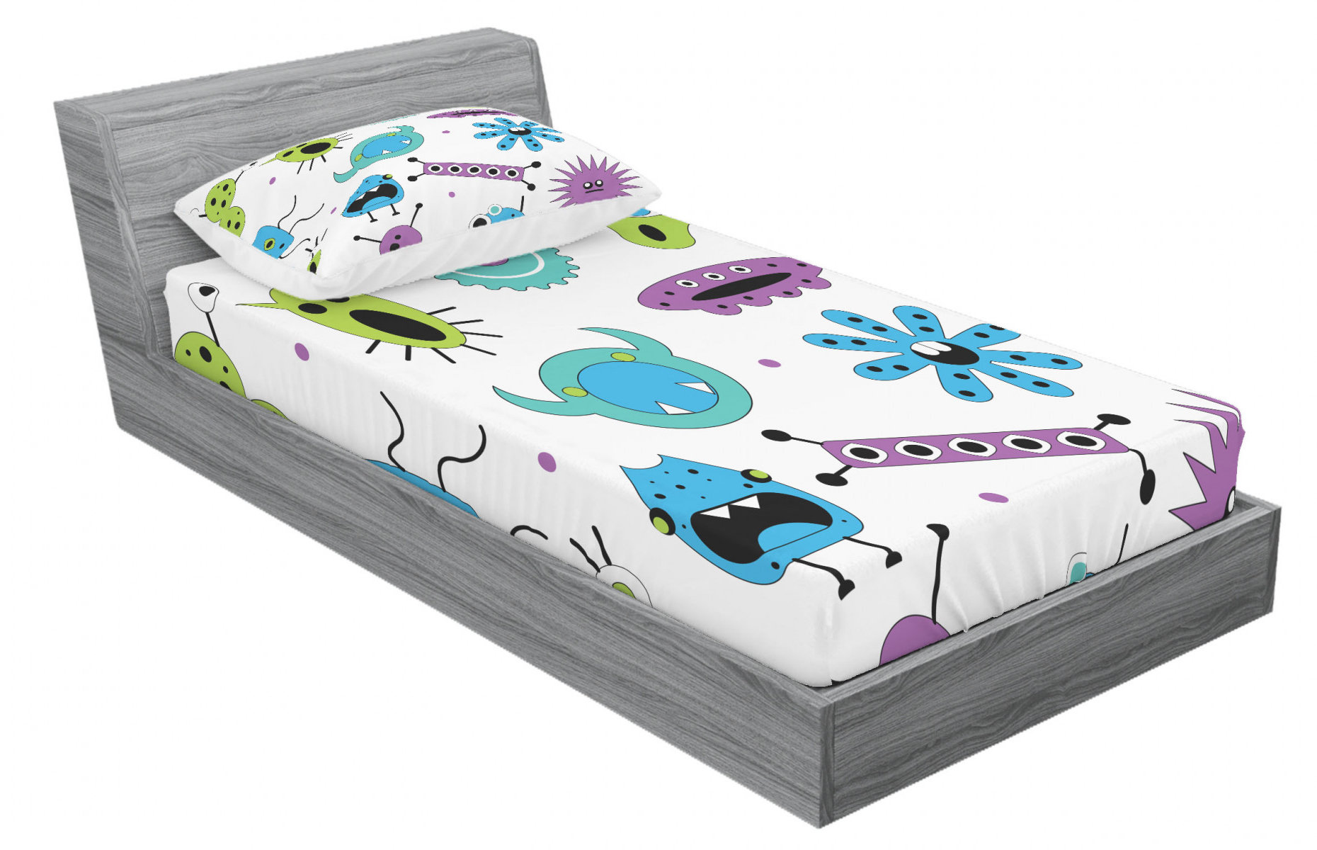 Ambesonne Crazy Sheet Set | Wayfair