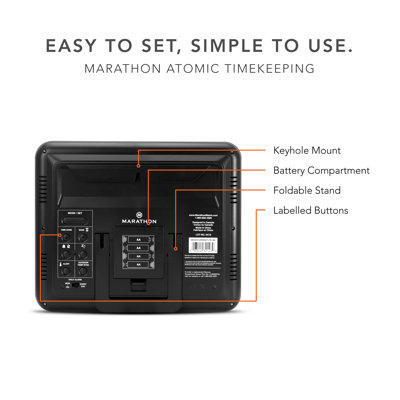 Marathon Watch Company Wall Clock & Reviews | Wayfair