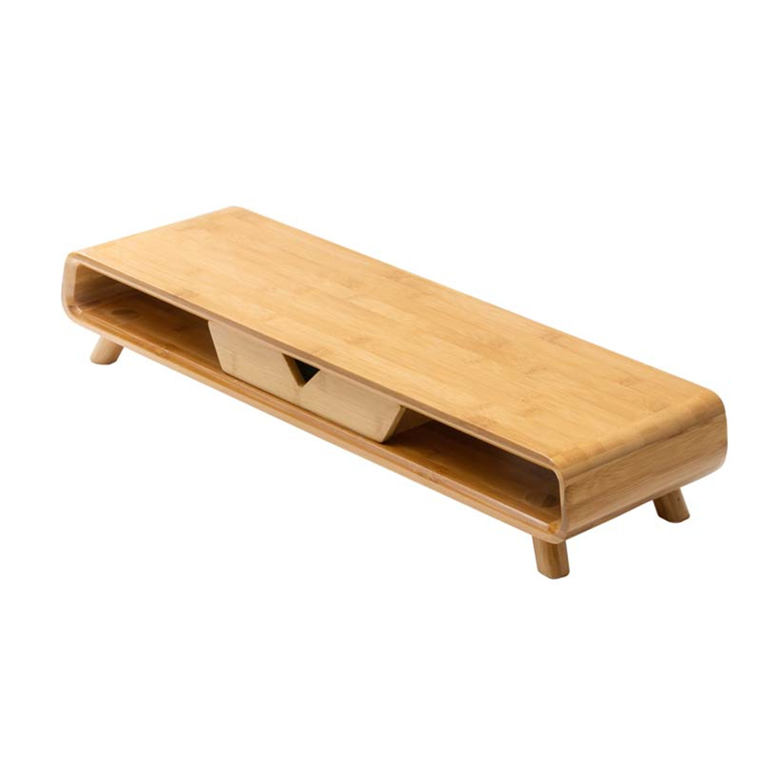 Inbox Zero Dual-Layer Computer Monitor Riser Stand | Wayfair