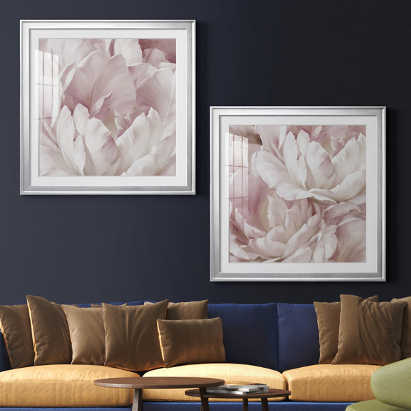 Red Barrel Studio® Intimate Blush III - 2 Piece Painting Print Set ...