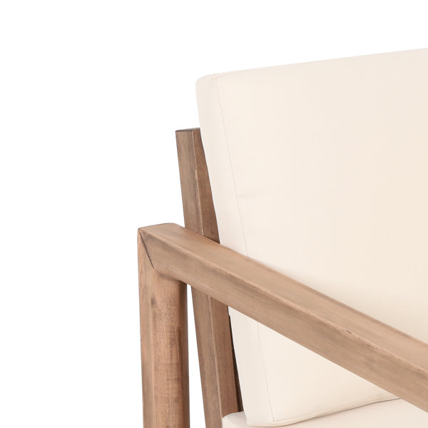 Latitude Run® Patio Chair with Cushions & Reviews | Wayfair