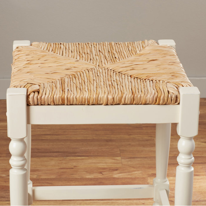 Charlton Home® Chiem Counter Stool with Solid Wood Frame & Reviews ...