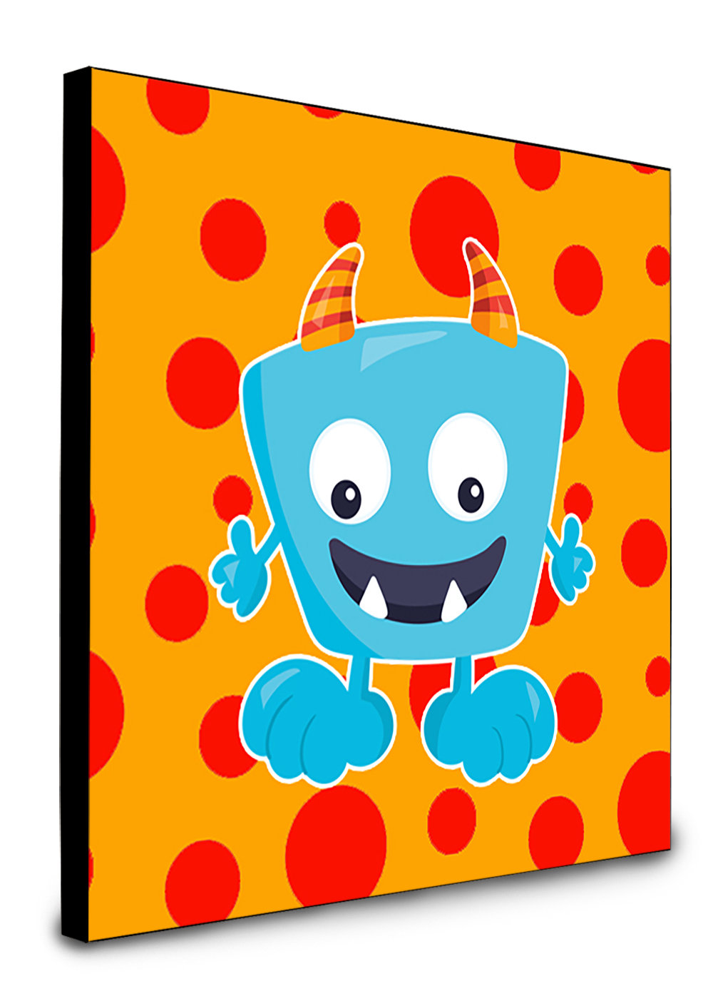 Harriet Bee Bastille Little Monster Aquadevil Artwork Wall Panel | Wayfair