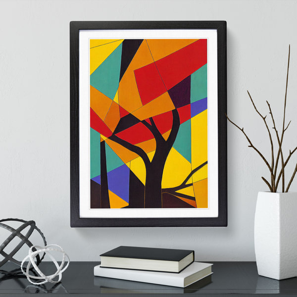 Metro Lane Abstract Tree No.2 - Single Picture Frame Art Prints ...