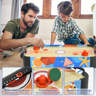 RayChee 24" Table Top Air Hockey Table, Mini Tabletop Air Hockey Game ...