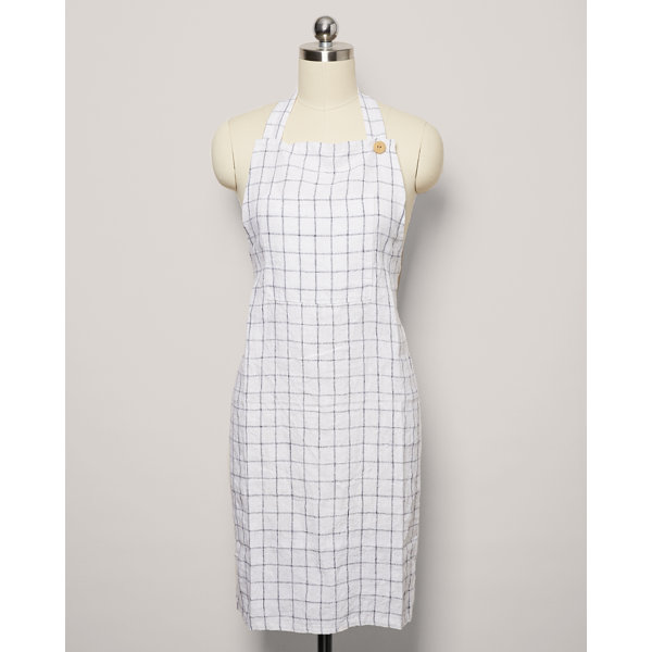 Farmhouse Pottery Check Apron | Wayfair