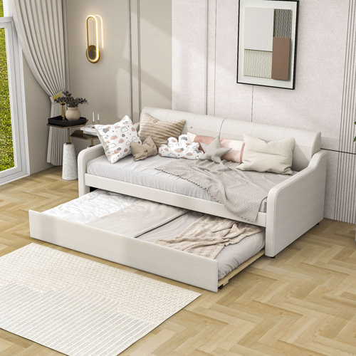 Corrigan Studio® Kemel Twin Daybed with Trundle | Wayfair