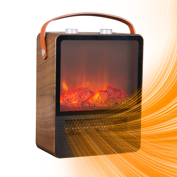 Symple Stuff Electric Fireplace Heater 1500W Space Heater with ...