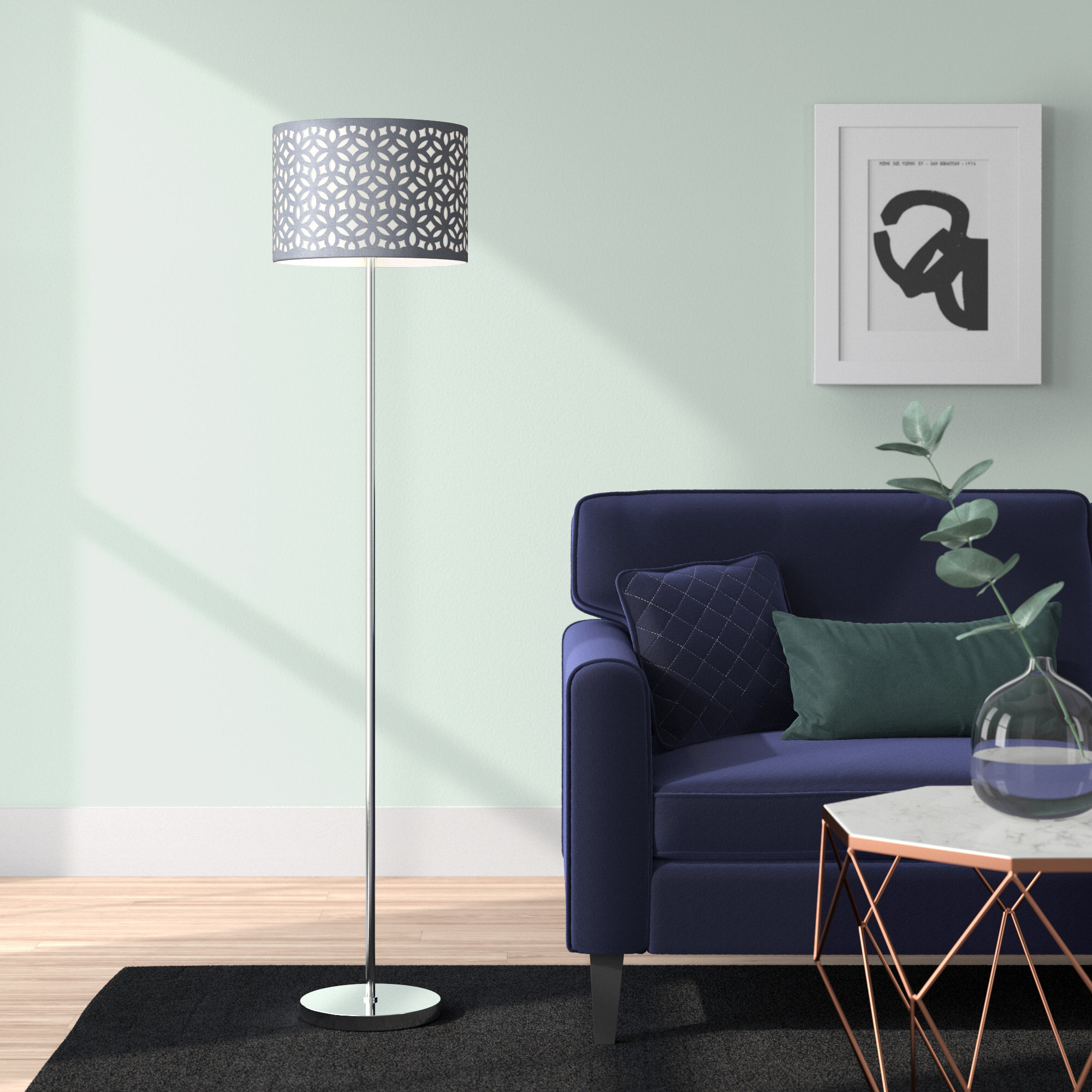 Hykkon Calliope 150cm Traditional Floor Lamp & Reviews | Wayfair.co.uk