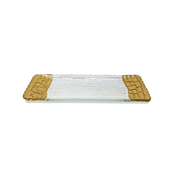 Mercer41 Crosslake Glass Tray | Wayfair