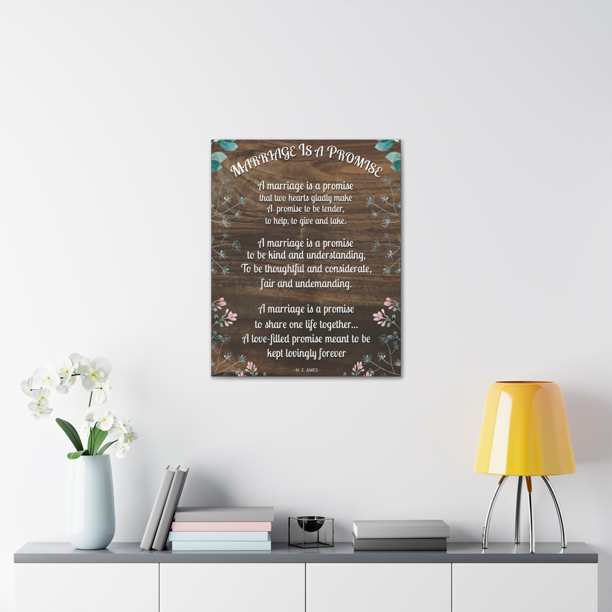 Trinx Marriage is a Promise Motivational Inspirational Wall Decor Wall ...