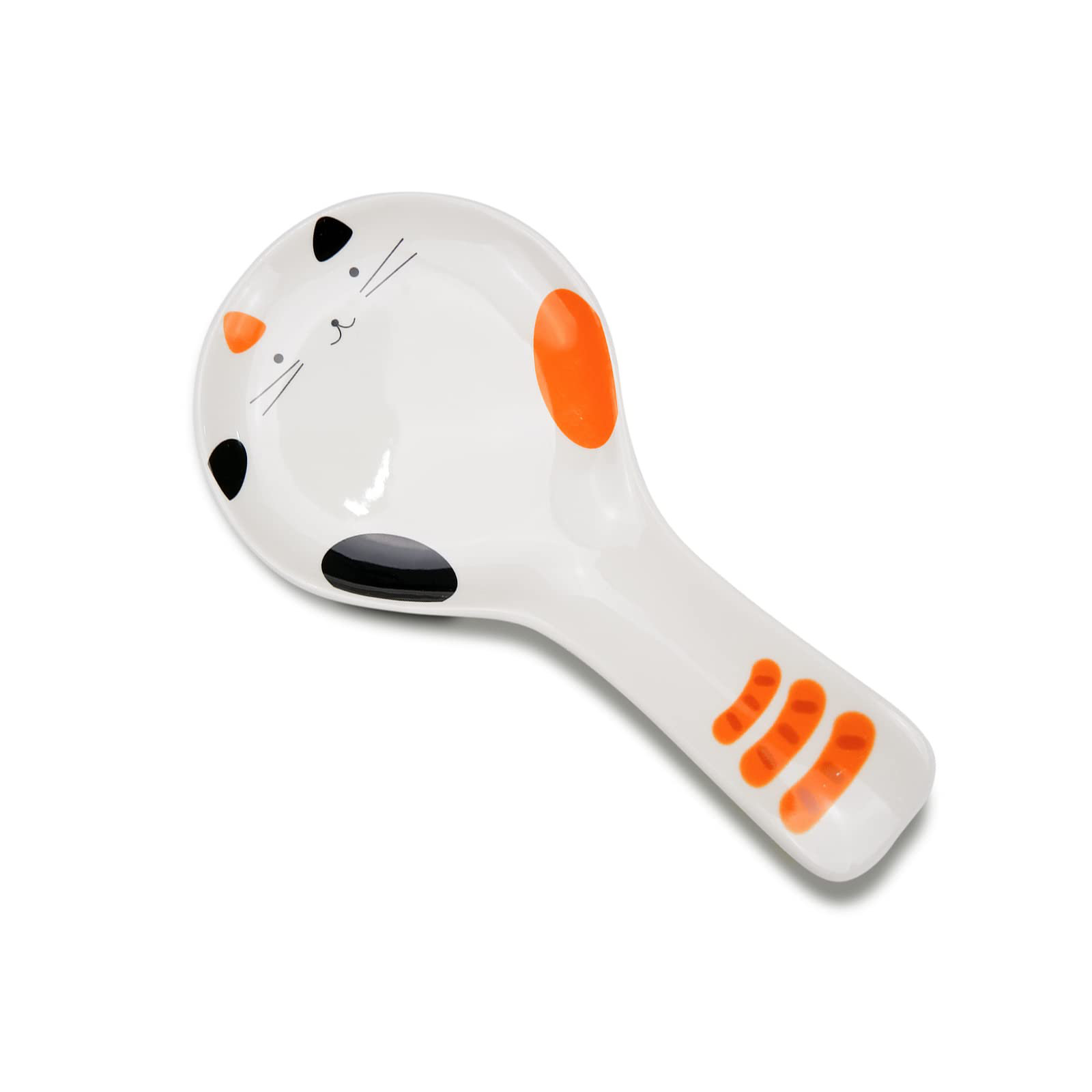 Red Barrel Studio® Cat Spoon Rest Ceramic Cute Spoon Holder Rest For ...