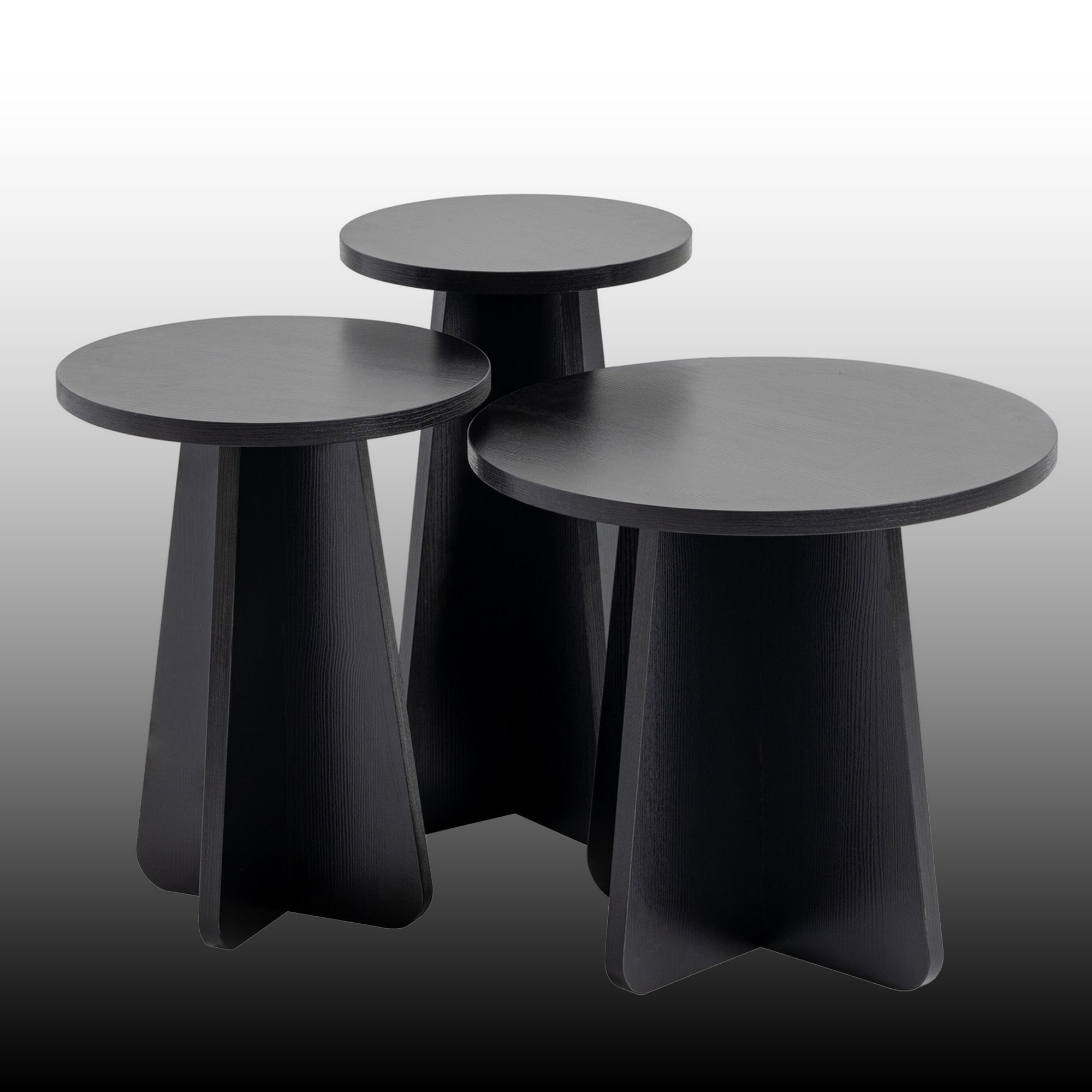 Latitude Run® 3 Pieces Novelty Nesting Coffee Table | Wayfair