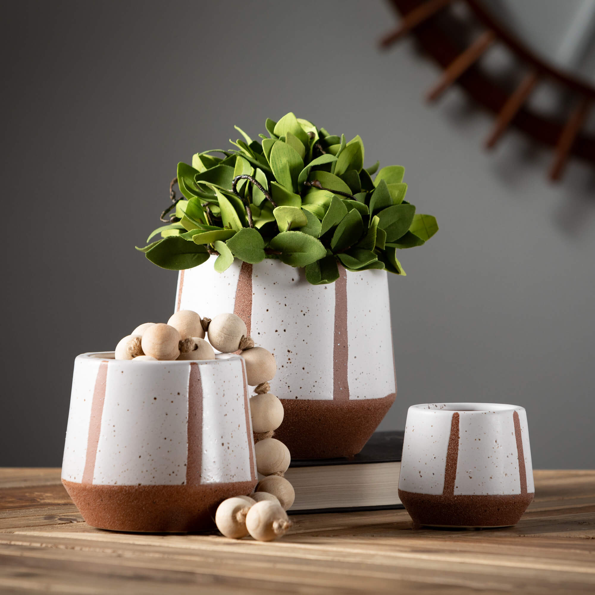 Joss & Main 5.25", 4.25" & 3" Modern Ceramic Planter Set of 3 - Wayfair ...