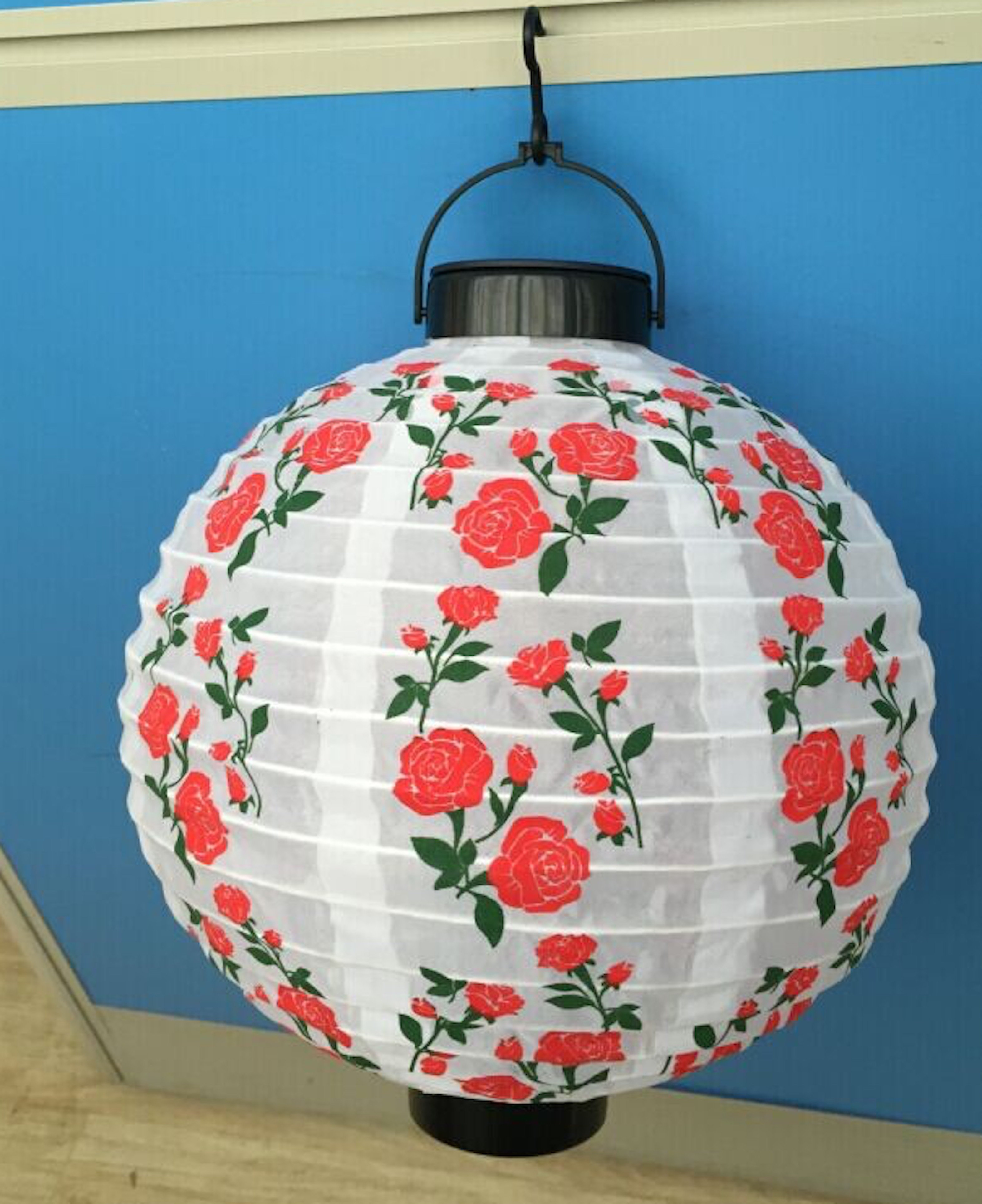 Amples Solar Powered Silk Cherry Blossom Lantern | Wayfair
