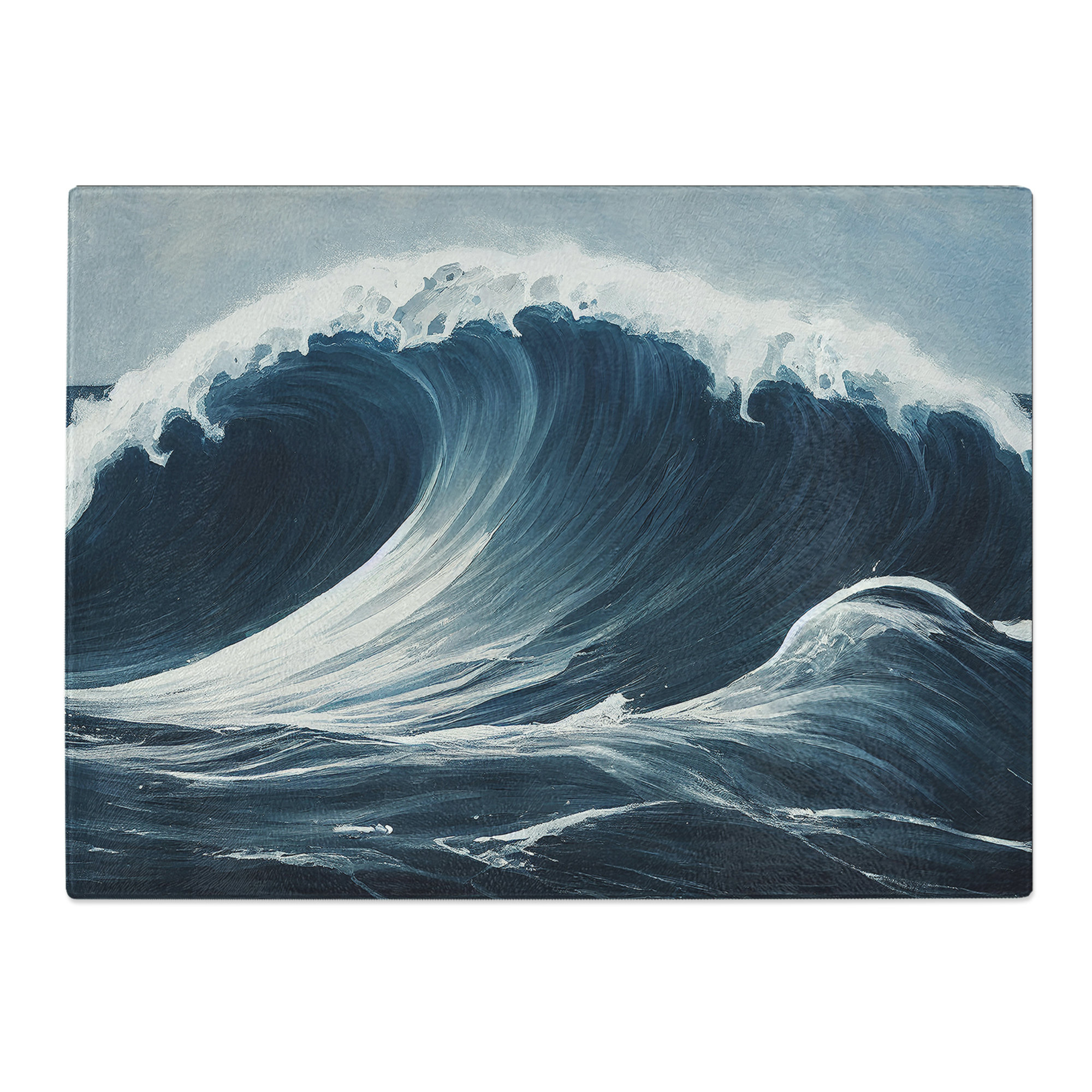 Metro Lane Passionate Ocean Wave Glass Chopping Board | Wayfair.co.uk