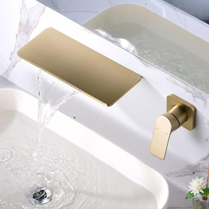 organnice Wall Mounted Faucet Single-handle Bathroom Faucet & Reviews ...
