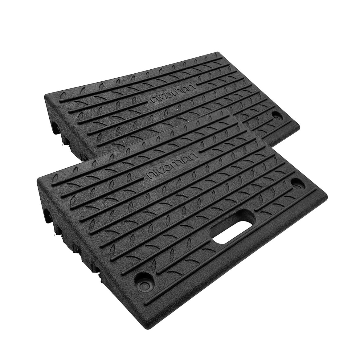 Nicoman Heavy-duty Rubber Kerb Ramps - Pack Of 2 | Wayfair.co.uk