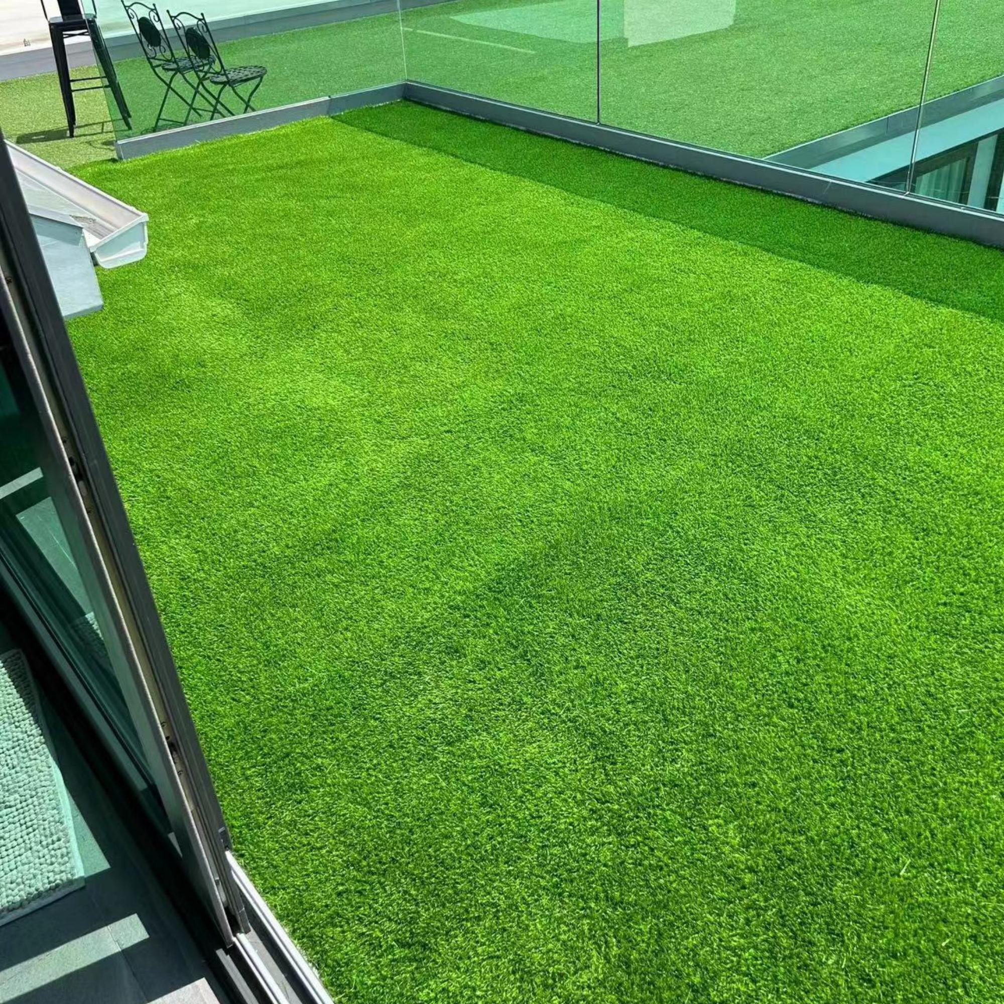 ALL AMERICAN CABINETRY, INC. Outdoor Artificial Grass Runner Rug, Thick ...