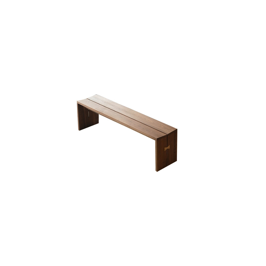 Creative bed end stool Solid Wood V-shaped Bench Solid Wood Bench | Wayfair