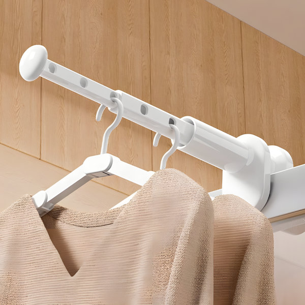 Latitude Run® Portable Travel Clothes Drying Rack, Adjustable No-Drill ...