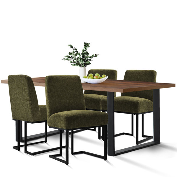 Wade Logan® Cederick 5-Piece Rectangular Dining Table Sets & Reviews ...