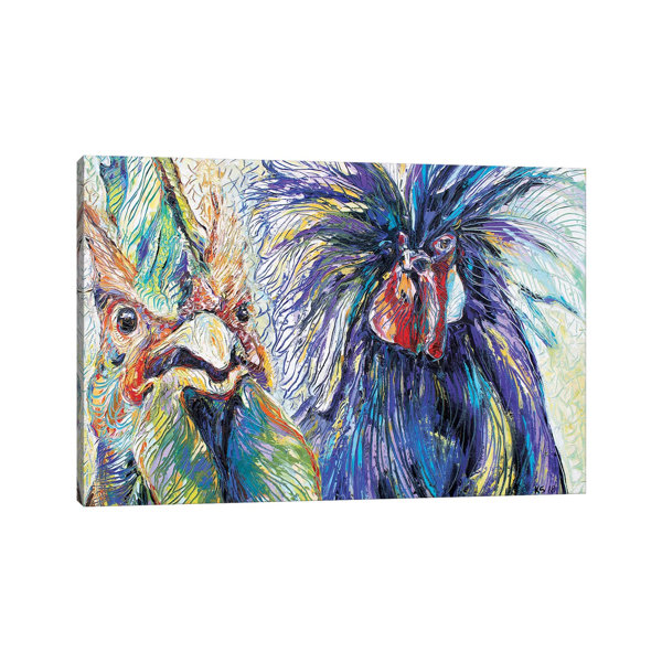 Brambly Cottage Radiant Rivals by Kathleen Steventon - Wrapped Canvas ...