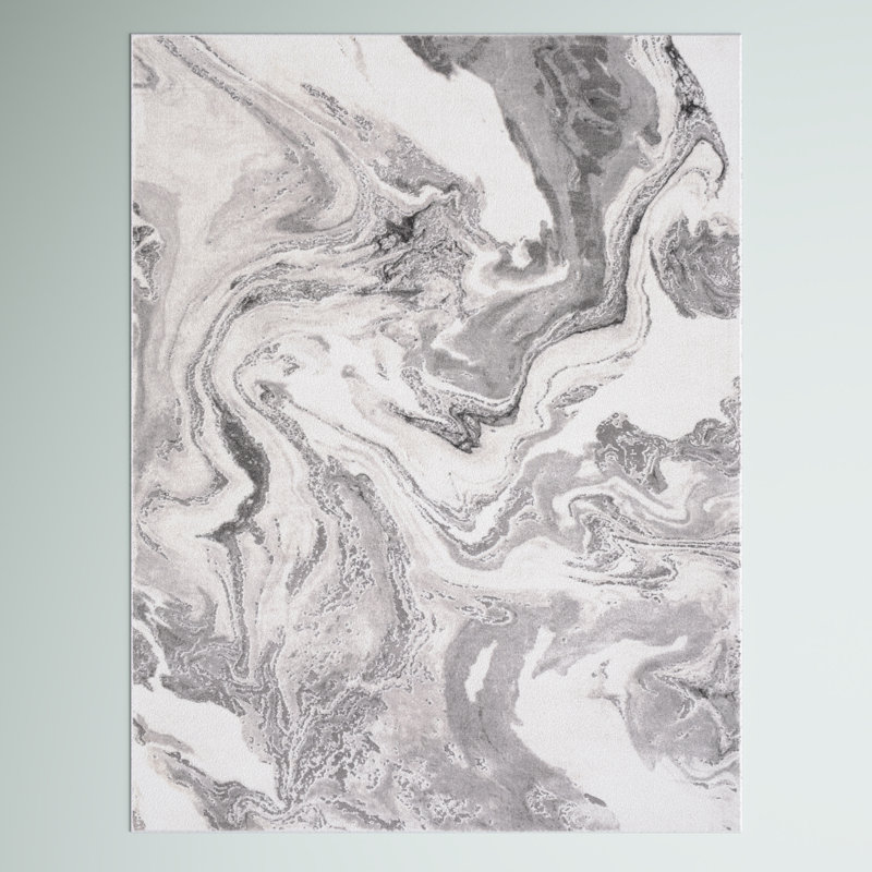 Greyleigh™ Bridgeton Modern Gray Area Rug & Reviews | Wayfair