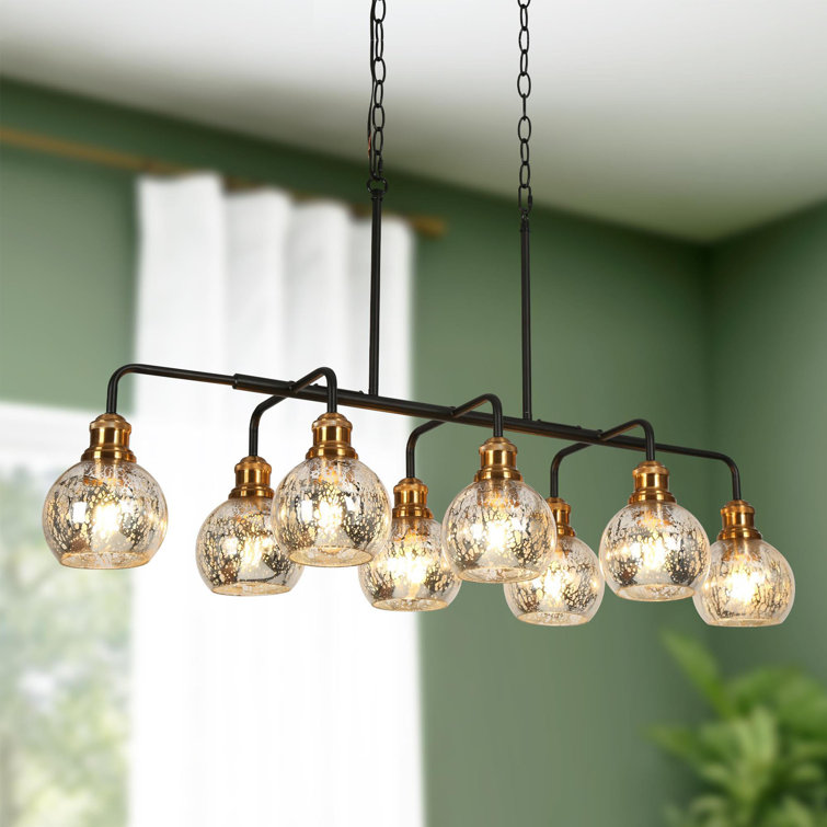 House of Hampton® Jaciyon 8 - Light Dimmable Dining Room Modern Linear ...