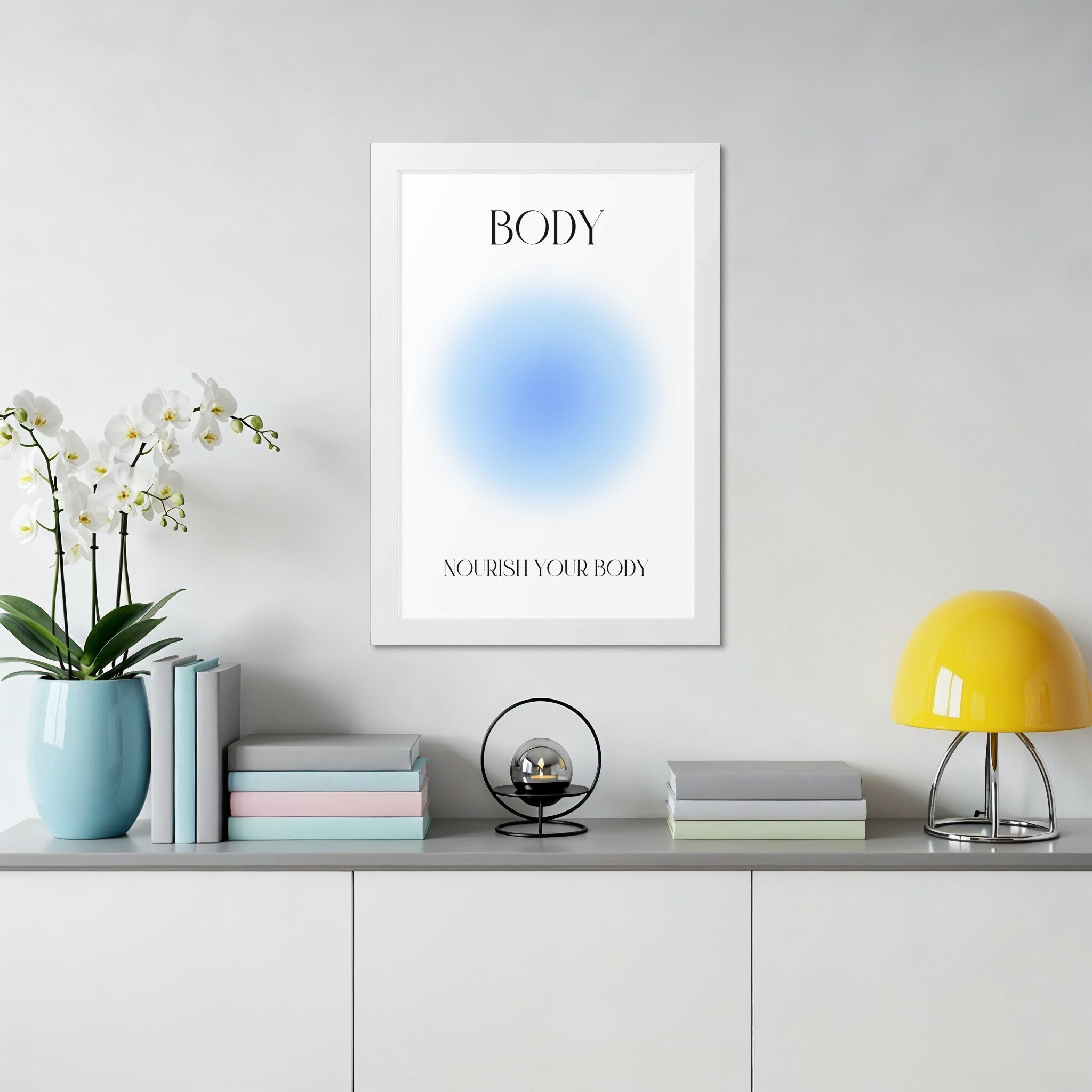 Brayden Studio BODY Nourish Your Body Typography Wellness Home Decor ...