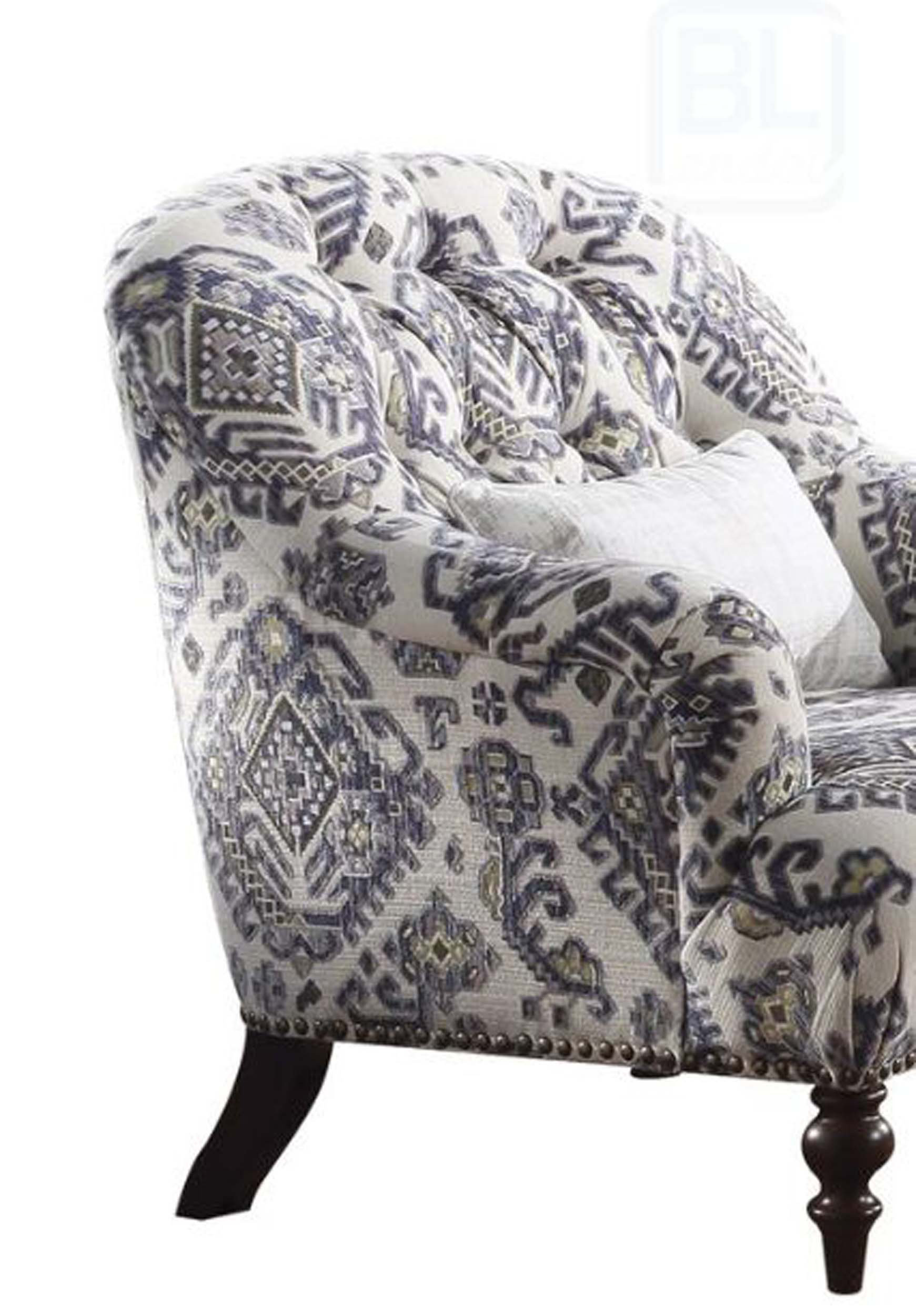 Wildon Home® Saira Pattern Fabric Chair W/Pillow | Wayfair