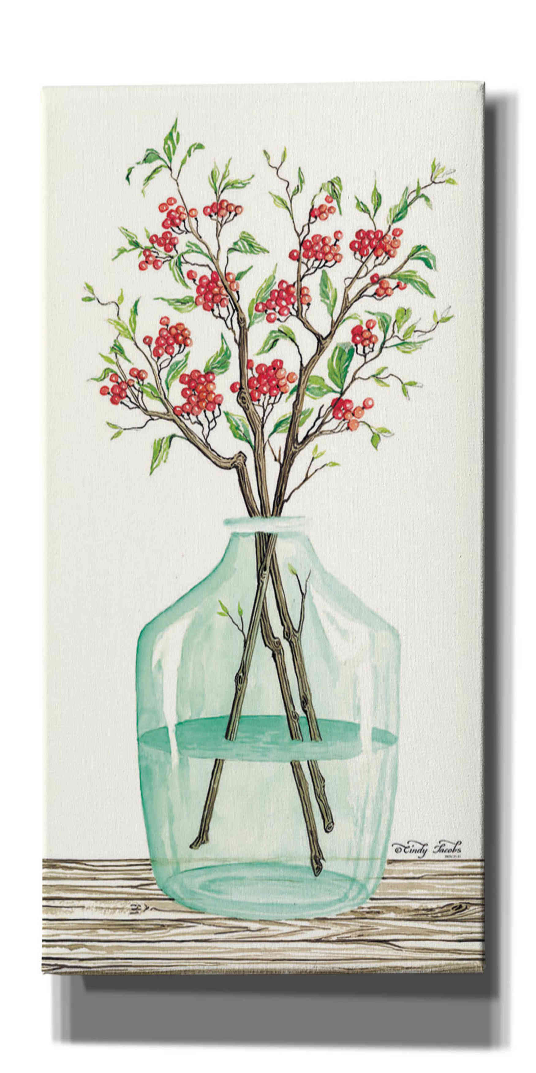 Red Barrel Studio Epic Graffiti 'Winter Blooms' By Cindy Jacobs, Can ...