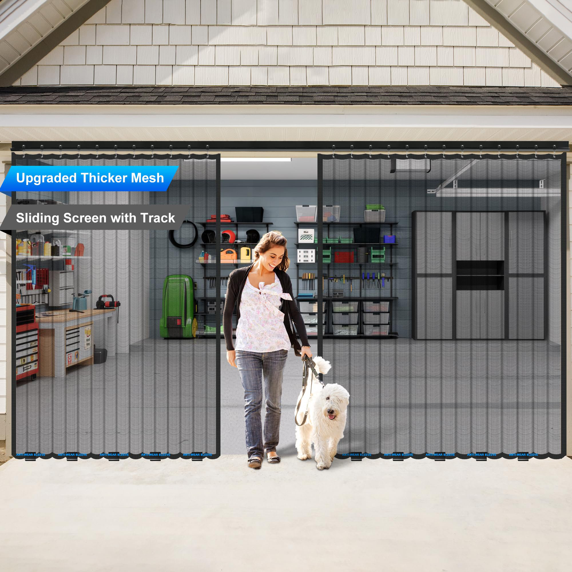 ukshoplocal Retractable Garage Door Screen - Wayfair Canada