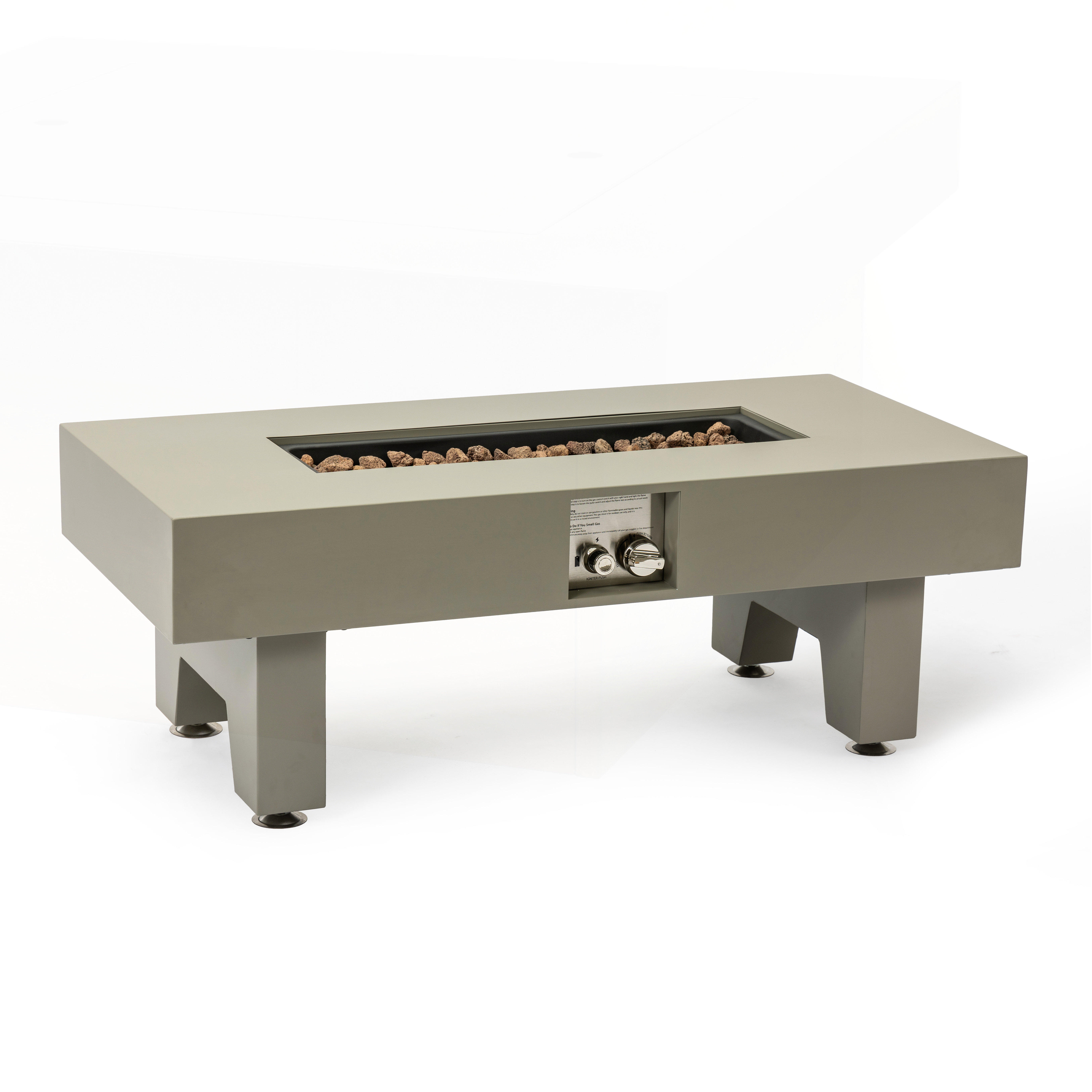 BURDOCK Outdoor Fire Pit Table with Advanced Features for Cozy ...