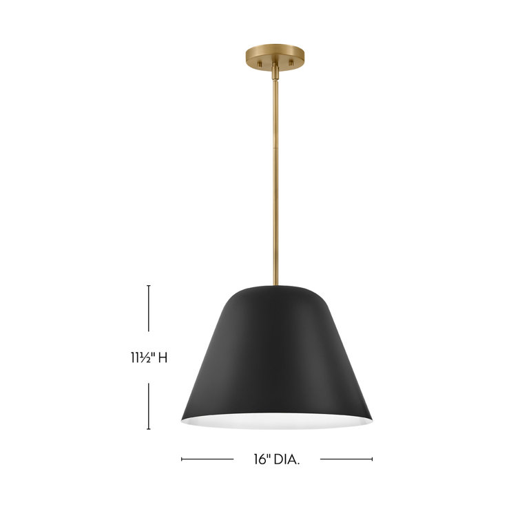 Cayson Single Light Metal Steel Pendant | Joss & Main