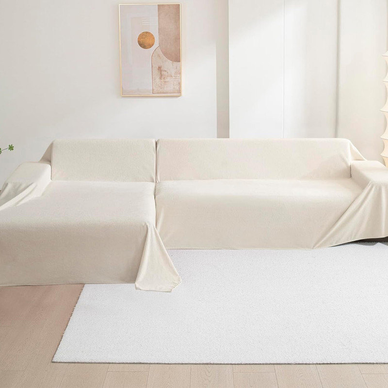 NOMBEL Couch Cover for 3 Cushion Cat Scratch Couch Protector Washable ...