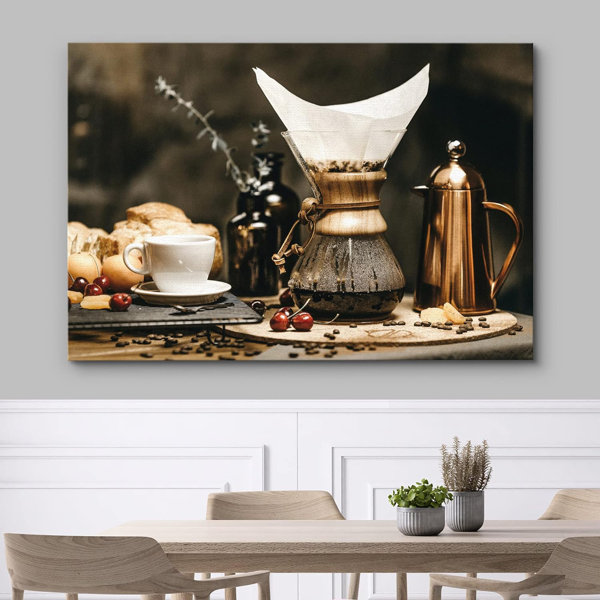 IDEA4WALL " Vintage Retro Classic Coffee Cafe Espresso " on Canvas ...