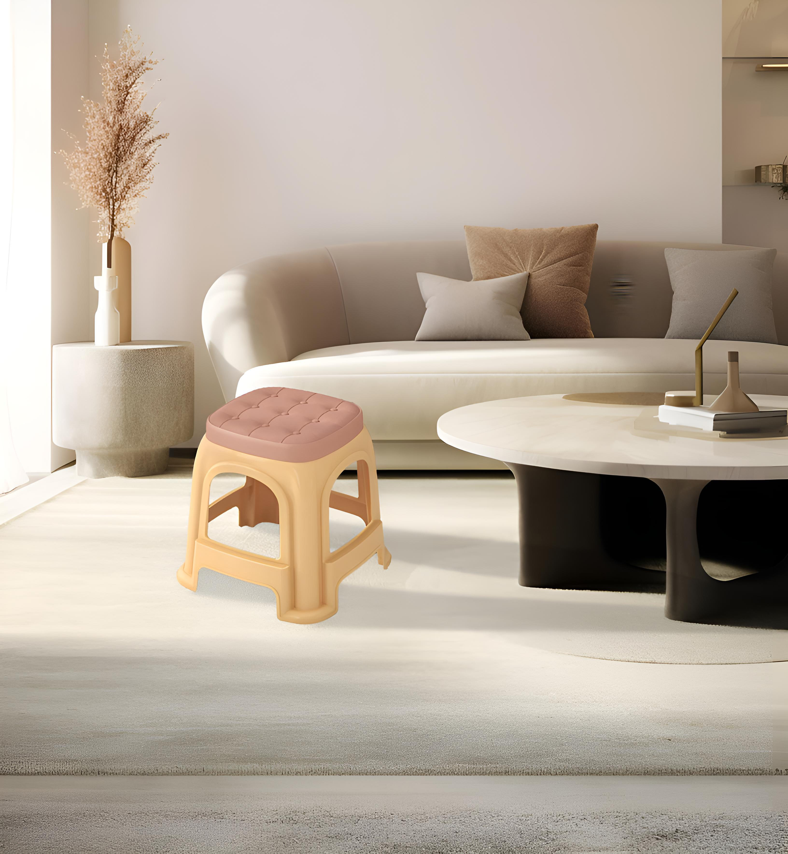 Hokku Designs Jaesa Unfinished Plastic Accent Stool | Wayfair