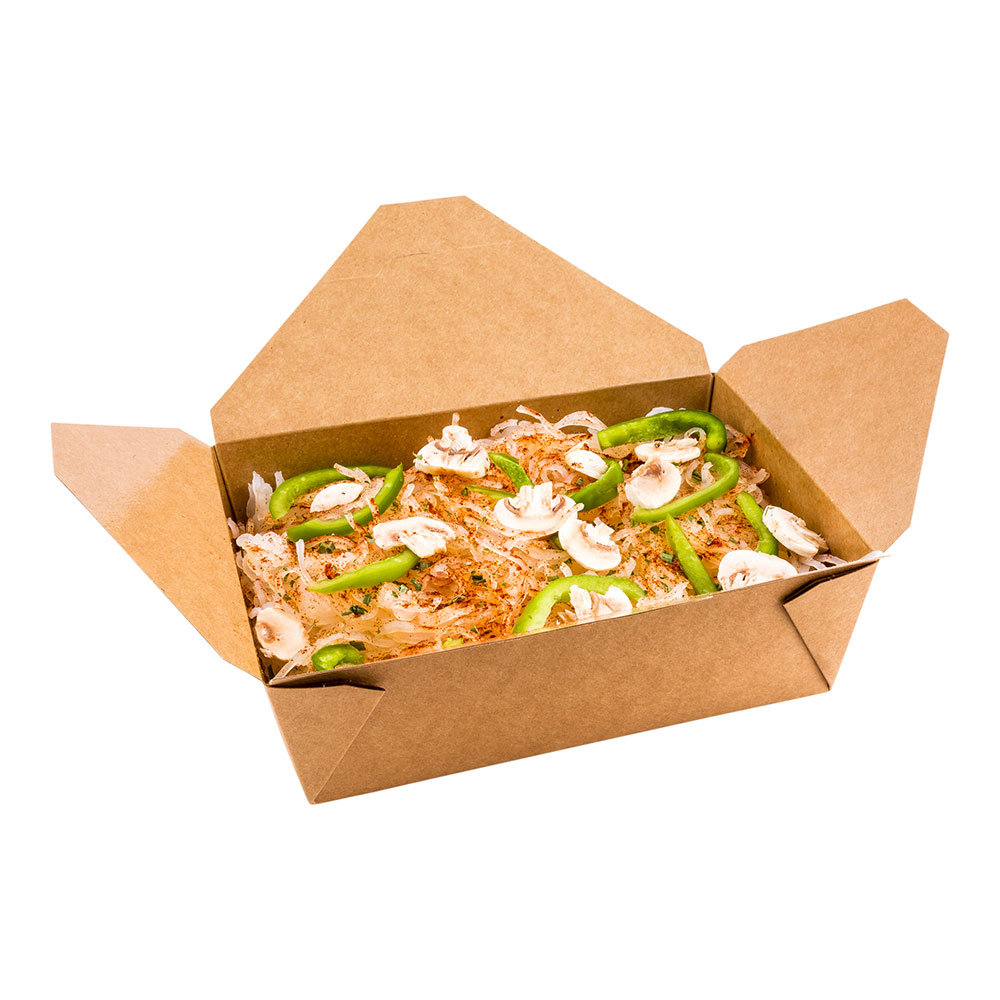 Restaurantware-Bio Tek 71 Ounce Paper Take Out Boxes, 50 Greaseproof ...