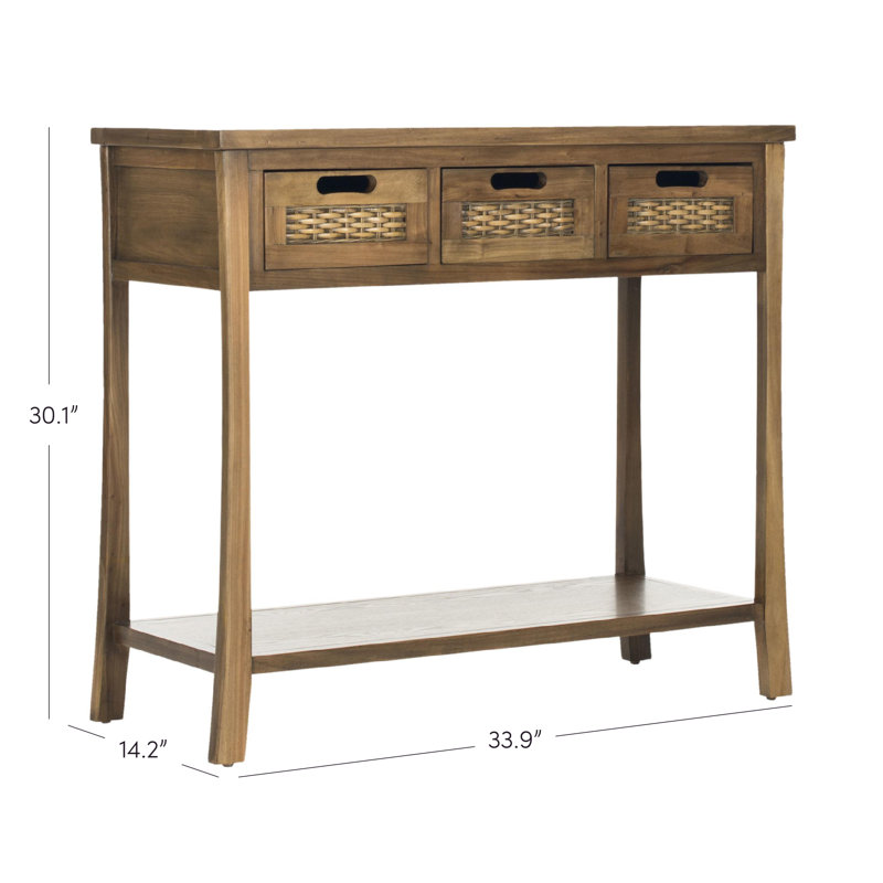 August Grove® 34" Solid Wood Console Table & Reviews | Wayfair