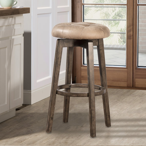 Loon Peak® West Sacramento 26" Swivel Bar Stool & Reviews | Wayfair