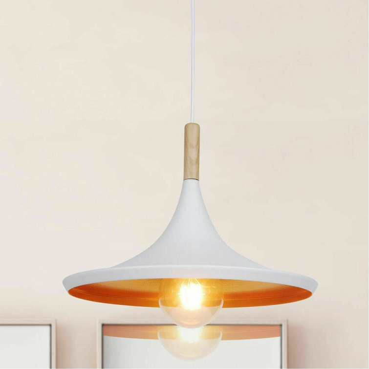 George Oliver Briley 1 - Light White Geometric Pendant | Wayfair.co.uk