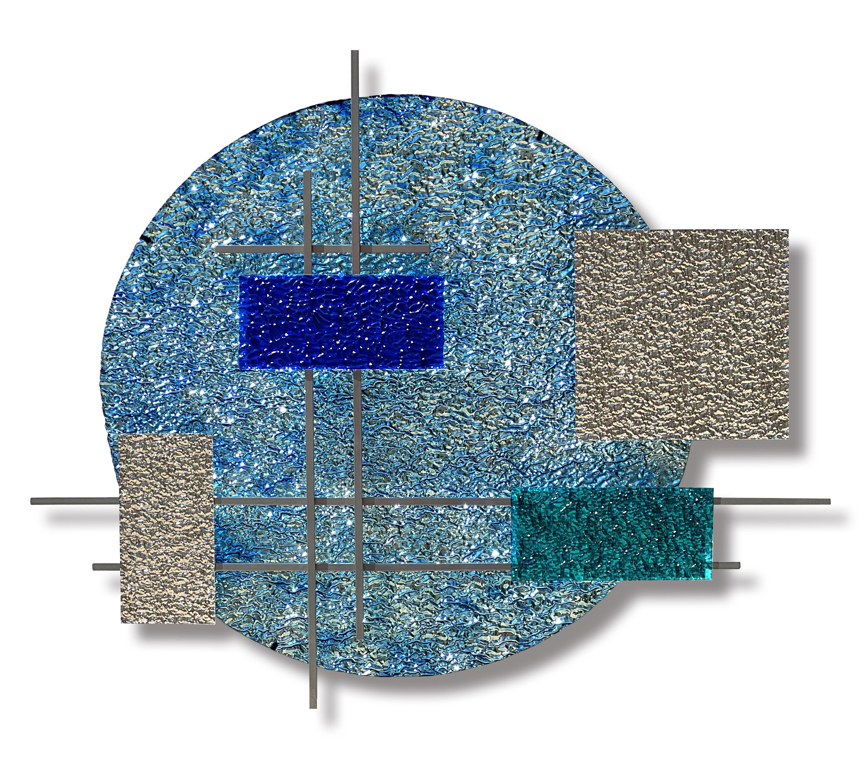 Karo Studio Glass Grids Ice Wall Décor | Wayfair