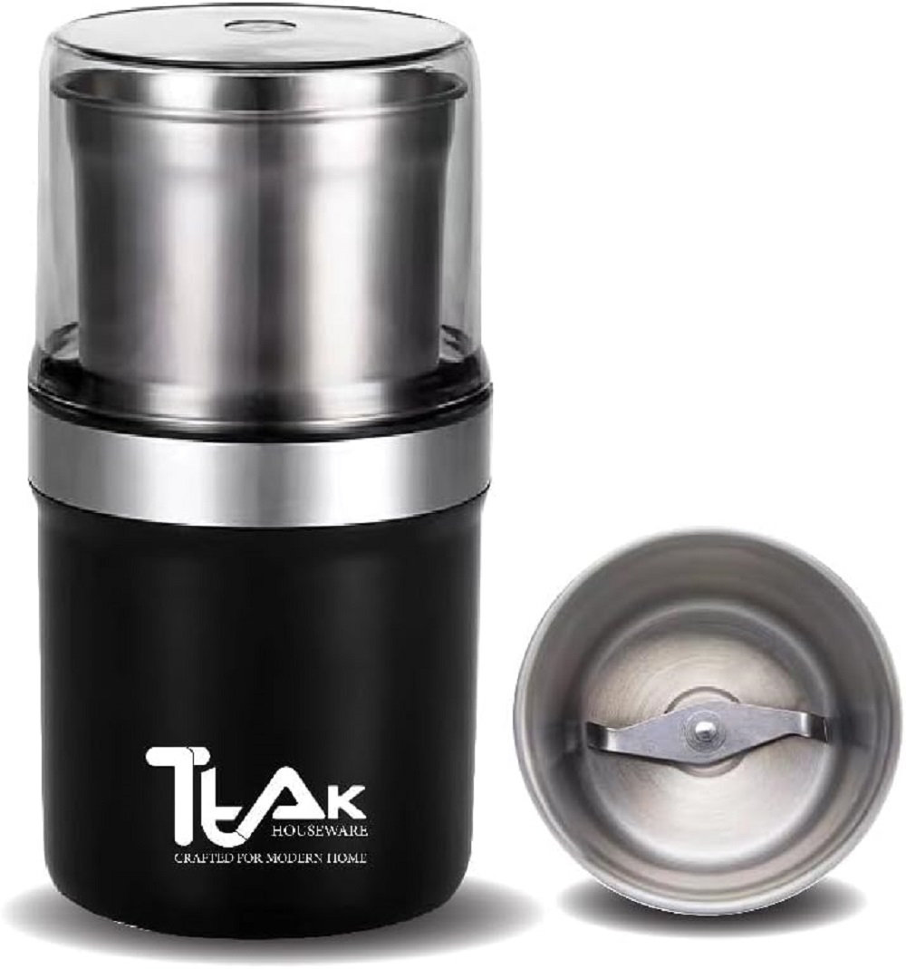 Ttak Houseware Electric Coffee Grinder W/Ditachable Cup 200w Powerful ...