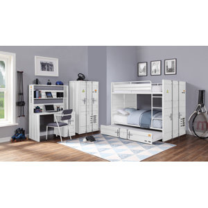 Mason & Marbles Parke 47" Writing Desk with Hutch and Chair Set | Wayfair