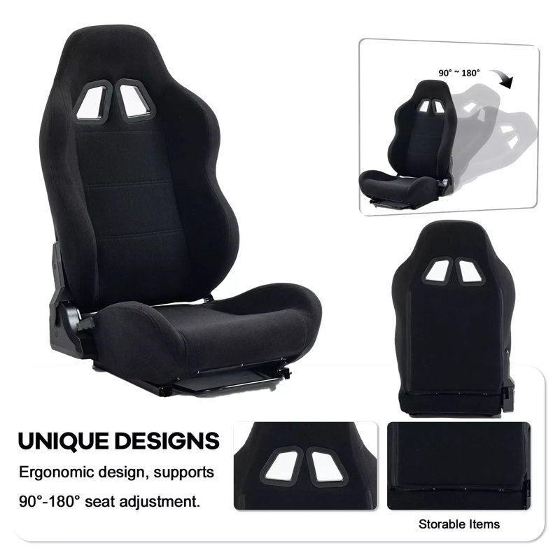 Anman F1 Racing Simulator Cockpit With Seat & Triple Monitor Stand Fit ...