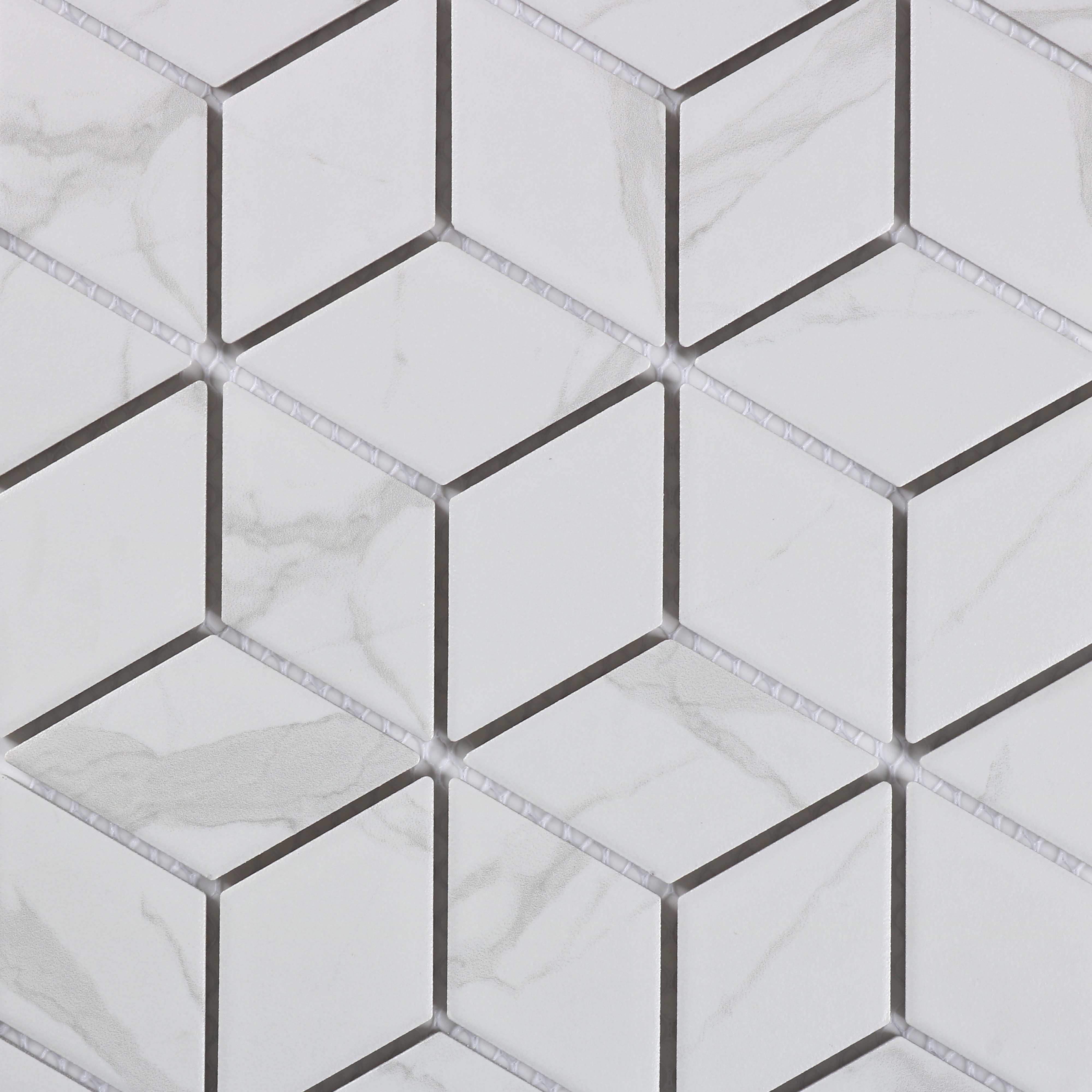 WS Tiles® Perfection 1.75" X 3.13" Rhombus Porcelain Mosaic | Wayfair