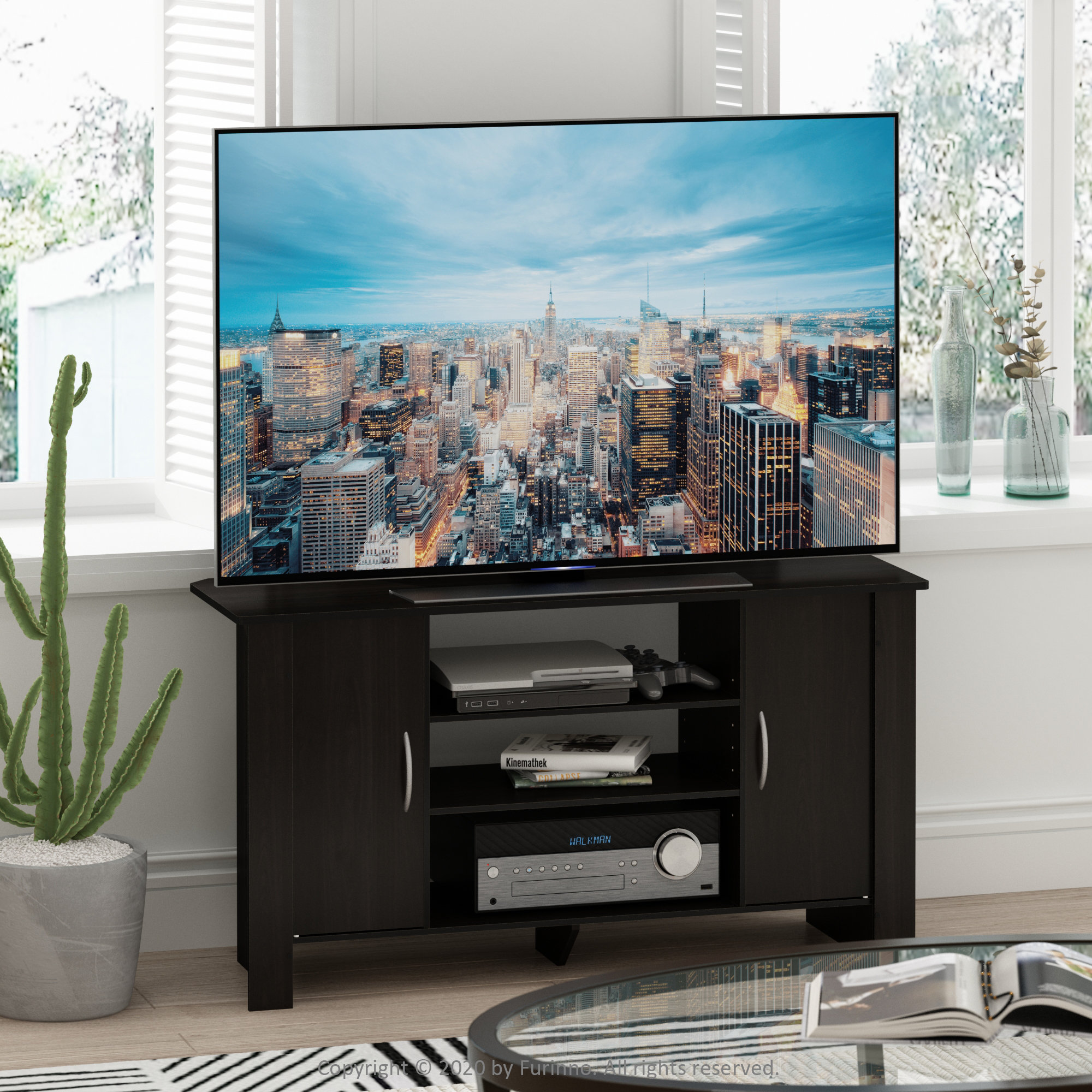 Ebern Designs Yamilka TV Stand for TVs up to 50" & Reviews | Wayfair