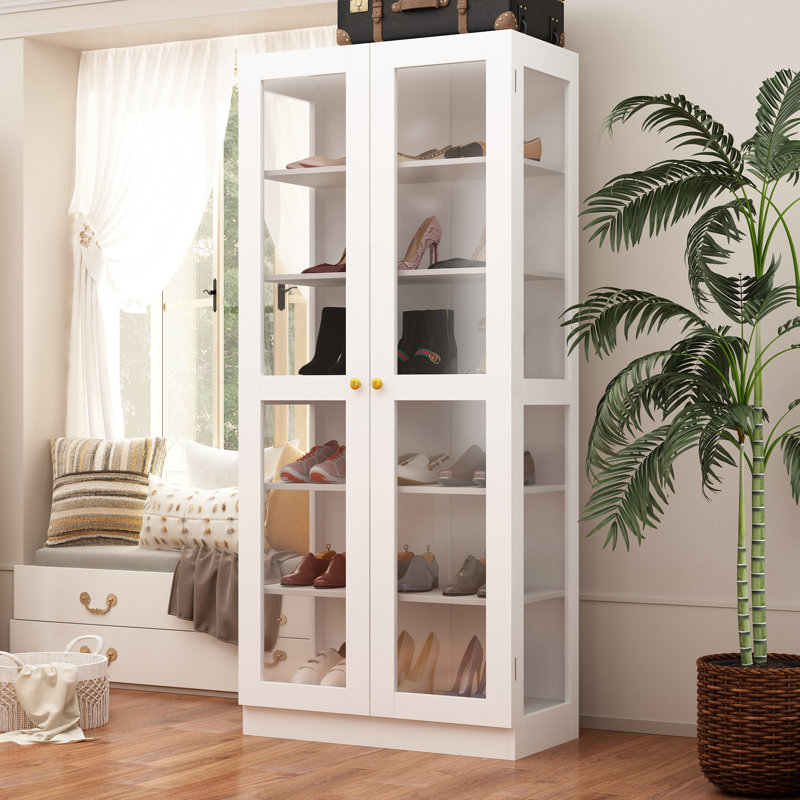 Hokku Designs Macus 18 Pair Shoe Storage Cabinet & Reviews | Wayfair